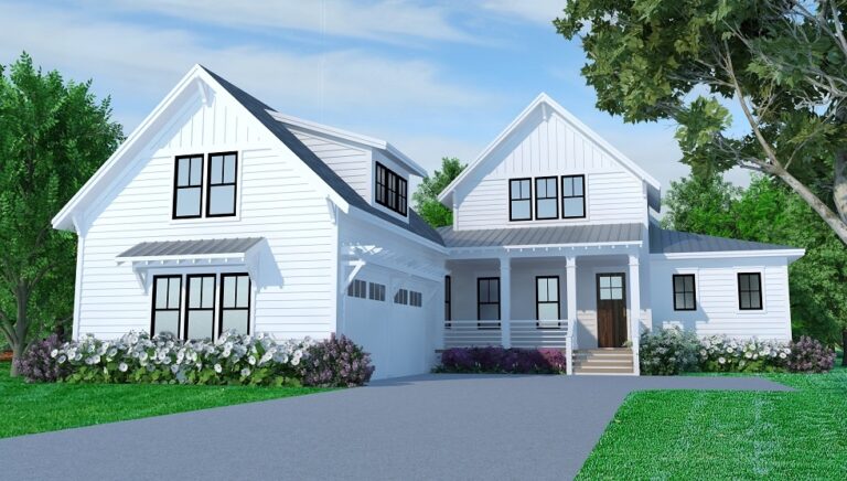 8 Unique Modern Farmhouse Open Floor Plans (With Pictures)