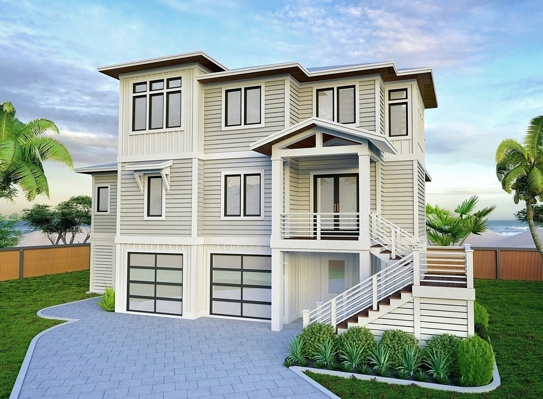 The 14 Biggest and Best Beach House Designs | SDC House Plans